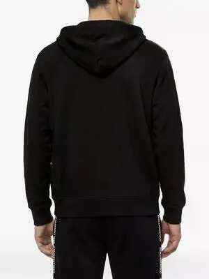 Karl Lagerfeld Logo-tape Zip-up Hoodie