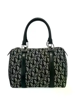 Dior 2010-2026 Mini Diorissimo Trotter Canvas Boston Bag