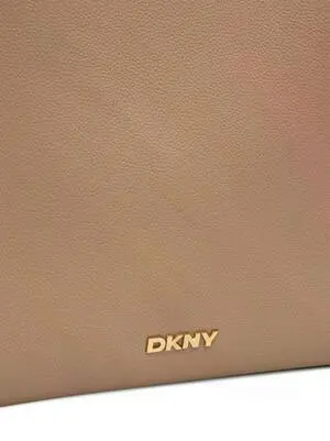 Dkny Paula Logo-plaque Tote Bag - Neutrals
