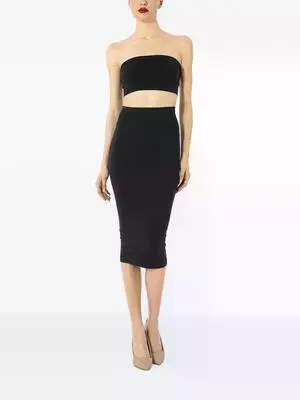 Wolford Seamless Circular-knit Midi Skirt - Black