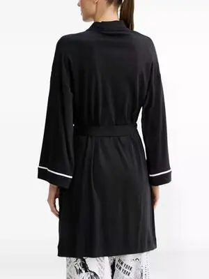 Dkny Tie-fastening Robe
