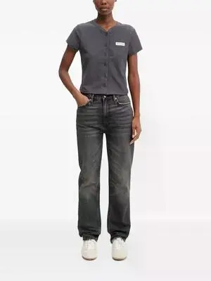 Columbia Acker Rock Waffle-knit Logo-patch T-shirt
