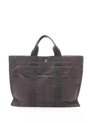 Hermès 20th Century Canvas Fourre Tout Mm Tote Bag - Grey
