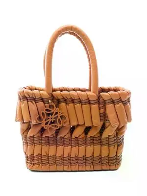 Loewe Small Nappa Tubular Basket Tote Bag - Brown