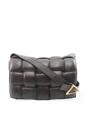 Bottega Veneta 2012-2026 Nappa Intrecciato Padded Cassette Crossbody Bag - Brown