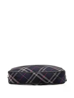 Burberry 2000-2017 Supernova Check Canvas Pochette Handbag