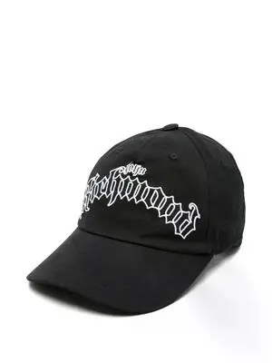 John Richmond Logo Embroidered Baseball Cap - Black