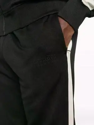 MAISON MARGIELA Side-stripe Drawstring-waist Track Pants
