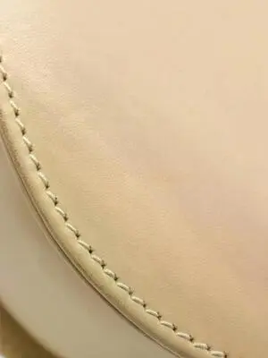 Gucci 20th Century Calfskin Bamboo Night Satchel With Shoulder Strap - Neutrals