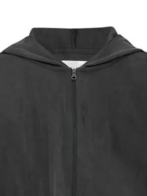 AMOMENTO Zip-up Jersey Hoodie