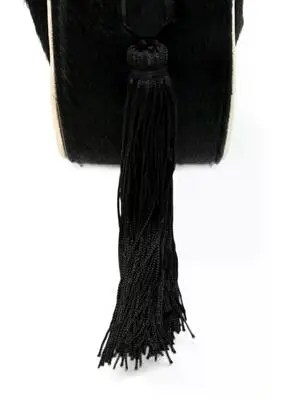 FORTE_FORTE Tassel-detail Braided-strap Shoulder Bag