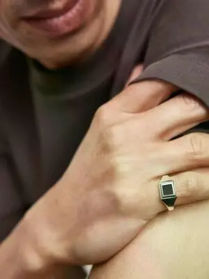 Monica Vinader Square Signet Rings
