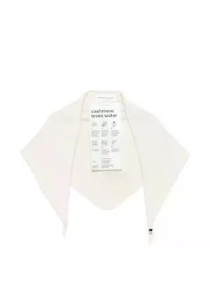Extreme Cashmere Triangle-shape Scarf - Neutrals