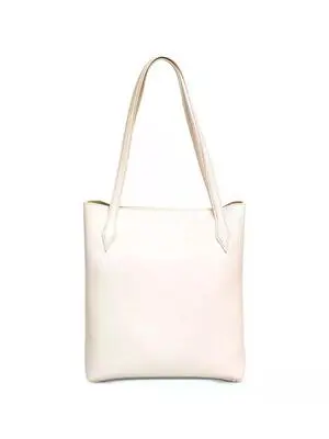 Vera Wang Leather Tote Bag - Neutrals