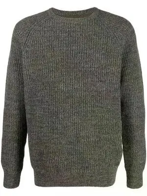 Barbour Ribbed-knit Long-sleeve Jumper - Green