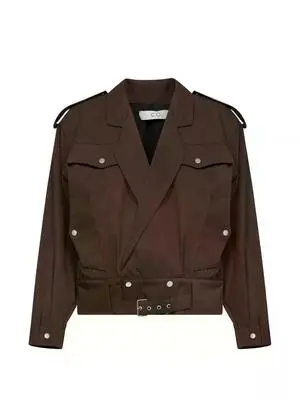 Co Belted Double-breasted Jacket
