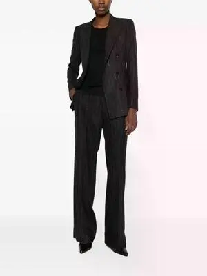 Tagliatore Pinstripe Sequin-embellished Suit