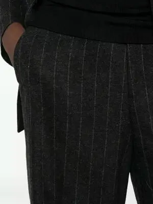 Tagliatore Pinstripe Sequin-embellished Suit