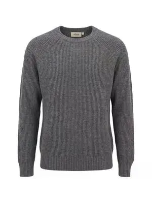 Altea Ribbed-knit Raglan-sleeve Sweater - Grey