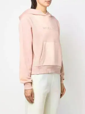 Woolrich Logo-embroidered Cotton Hoodie