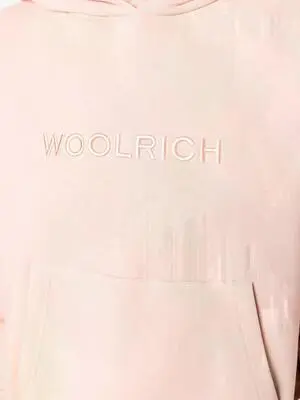 Woolrich Logo-embroidered Cotton Hoodie