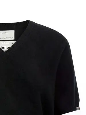 Extreme Cashmere Martina V-neck Sweater - Black