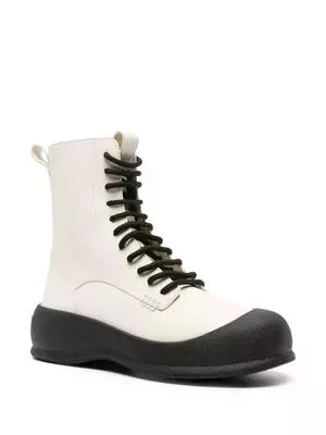 Bally Lace-up Leather Boots