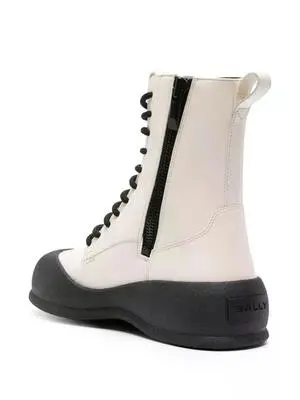 Bally Lace-up Leather Boots
