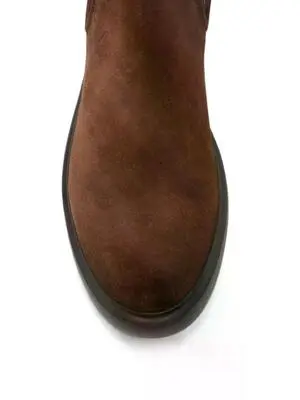 Santoni Suede Chelsea Boots