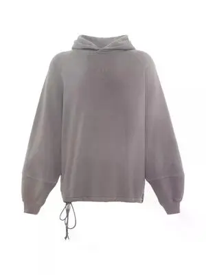 APPLIED ART FORMS Pop-eye Embroidered Hoodie - Grey