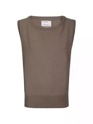 Extreme Cashmere Katherine Knitted Vest - Brown