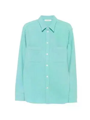 UMIT BENAN Button-up Chest-pocket Shirt Jacket - Blue