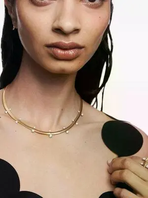 Nikos Koulis Feeling Diamond And Enamel Necklace