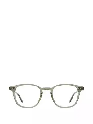 Garrett Leight Clark Squared-frame Glasses - Grey