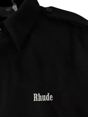 Rhude Logo Embroidered Wool Jacket