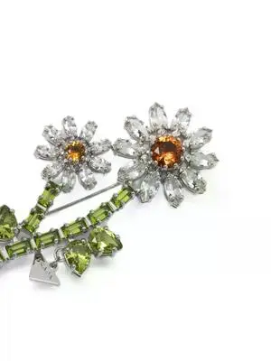 Prada Floral Brooch