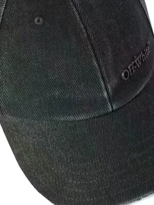 Off-White Appliqué Distressed Cap