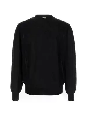 FERRAGAMO Wool Blend Cardigan - Black