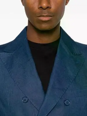 ALESSANDRO LAMURA Double-breasted Peak-lapels Blazer