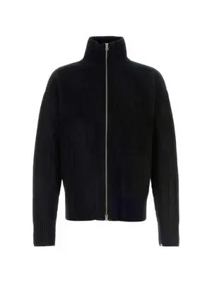 Extreme Cashmere Ribbed-knit Cashmere Cardigan - Black