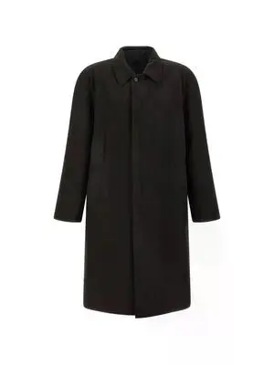 Prada Reversible Raglan Coat - Black