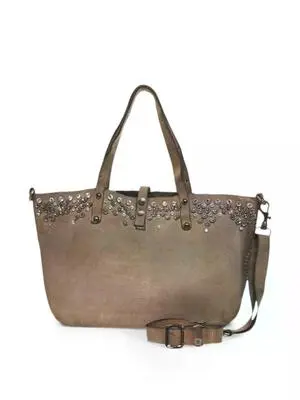 CAMPOMAGGI Bella Crystal-embellished Studded Tote Bag