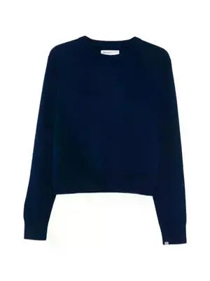 Extreme Cashmere Crew Neck Long Sleeve Sweater - Blue