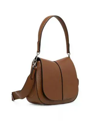 GIANNI CHIARINI Medium Helena Grained-leather Tote Bag - Brown