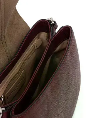 GIANNI CHIARINI Medium Helena Round Grained-leather Shoulder Bag