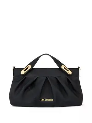 Moschino Ruched-detail Tote Bag - Black
