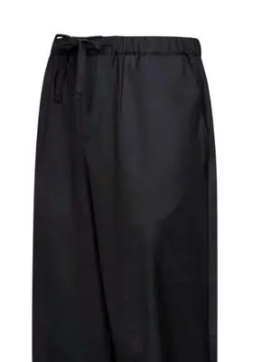 ROSE BURRITO Drawstring-waist Virgin-wool Trousers