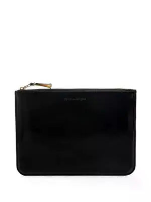 Comme Des Garçons Leather Pouch - Black