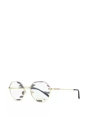 Emilio Pucci Ep5169 Geometric-frame Eyeglasses - Gold