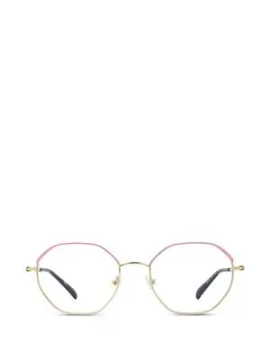 Emilio Pucci Geometric-frame Eyeglasses - Gold